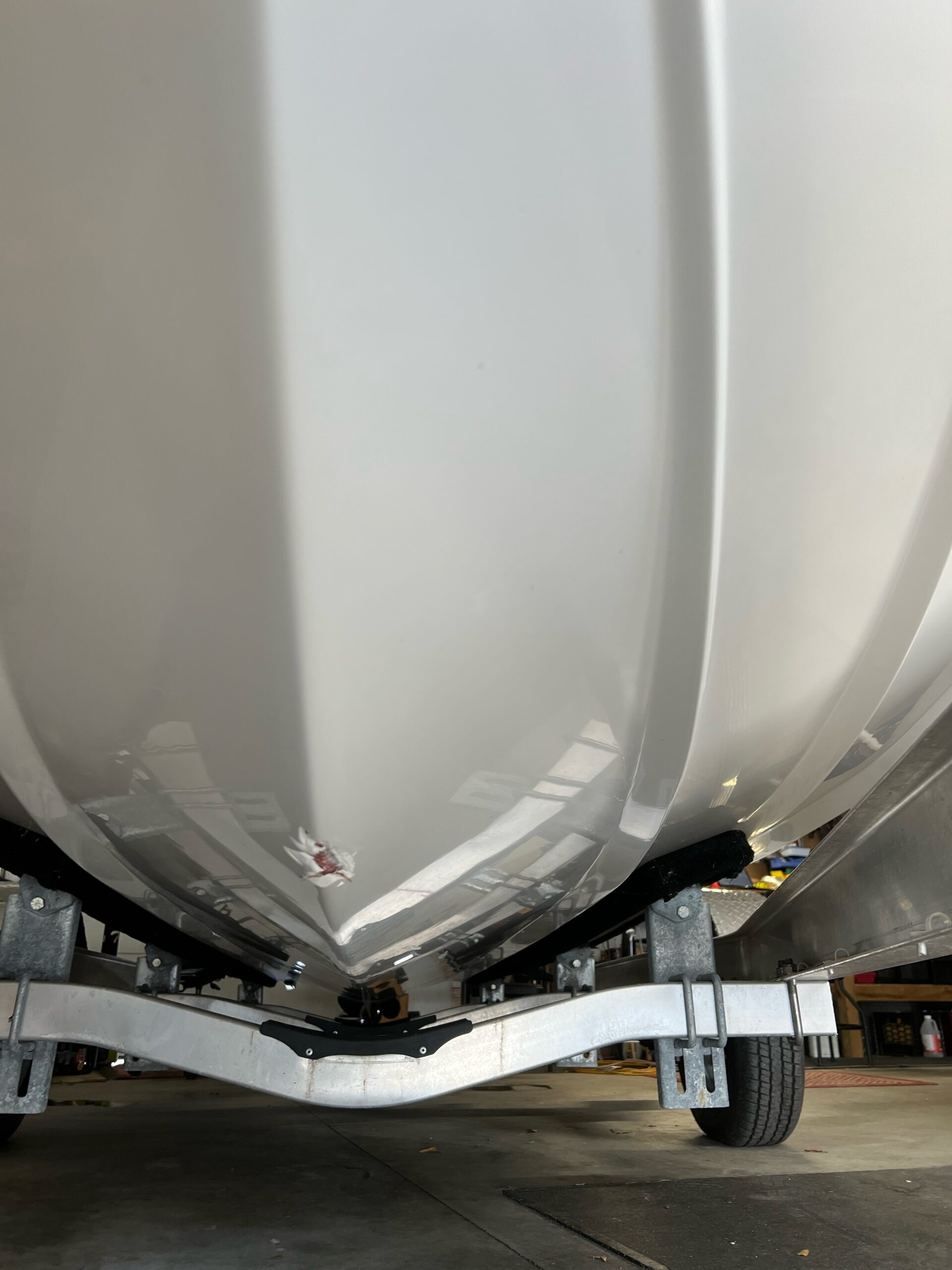 Carolina Skiff - Before/After - Hull Damage | Layton's Boatworks